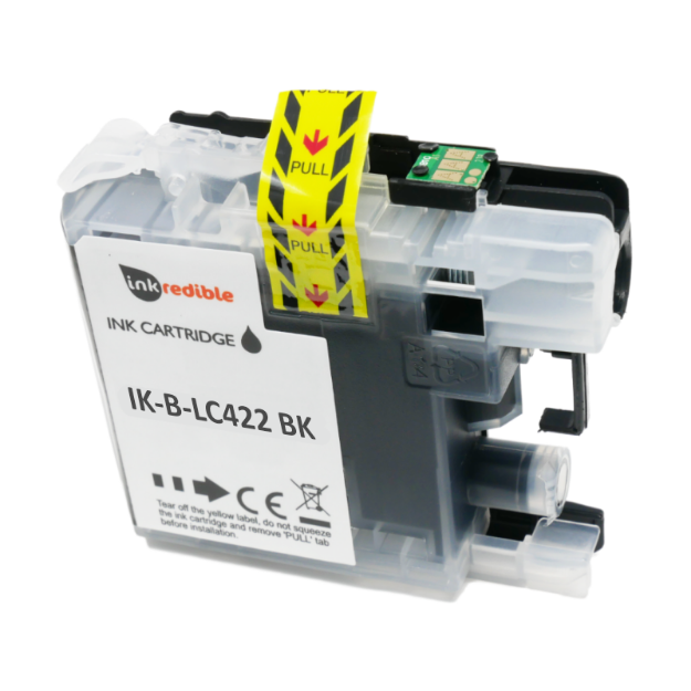 Buy Compatible Brother LC422 Black Ink Cartridge | INKredible UK