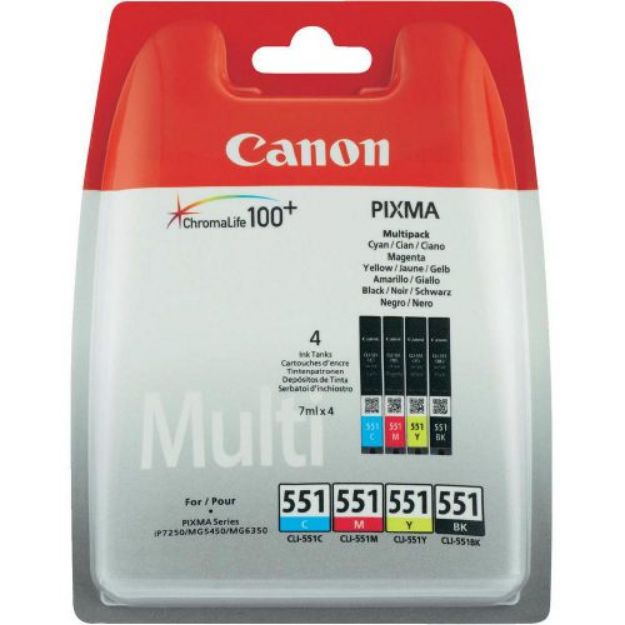 Buy OEM Canon Pixma MG5500 Series BK/C/M/Y Multipack (4 Pack) Ink ...